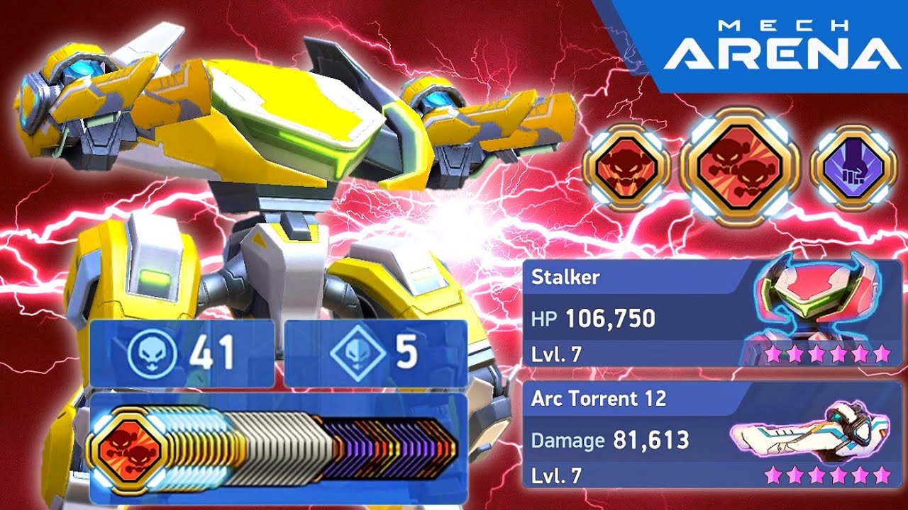 Arc Torrent 12 - New Weapon - Stalker Mech Arena - YouTube