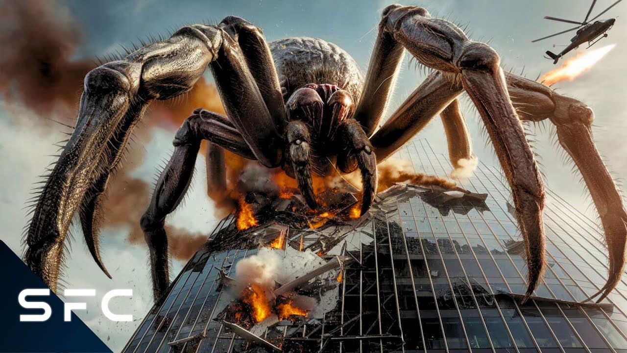 Giant Alien Spider Rampages Through LA | New Hollywood Sci-Fi Horror ...