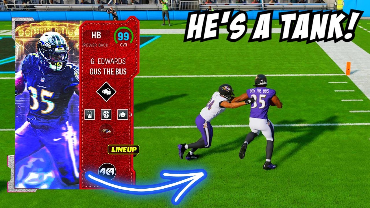 GUS THE BUS IS *IMPOSSIBLE* TO TACKLE! THE BEST HB IN THE GAME! MADDEN ...