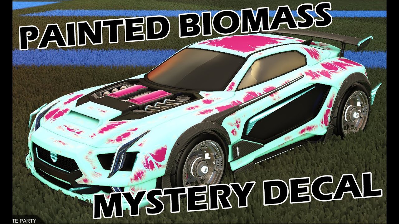 Painted Biomass Mystery Decal : Rocket League Glitch - YouTube