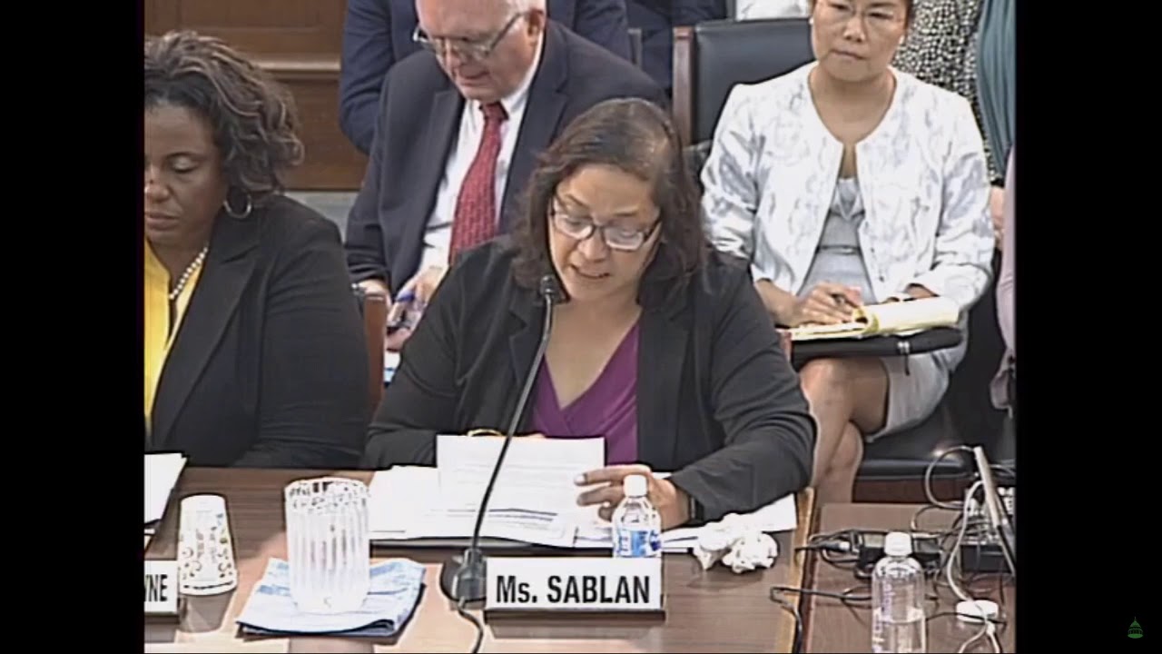 Helen Sablan testifies before Energy & Commerce Committee - YouTube