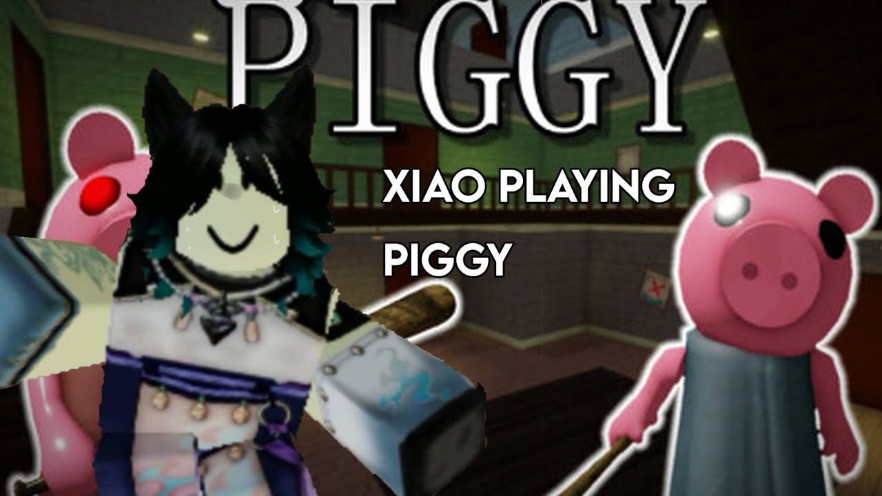 Xiao playing piggy || Roblox || genshin cosplay - YouTube