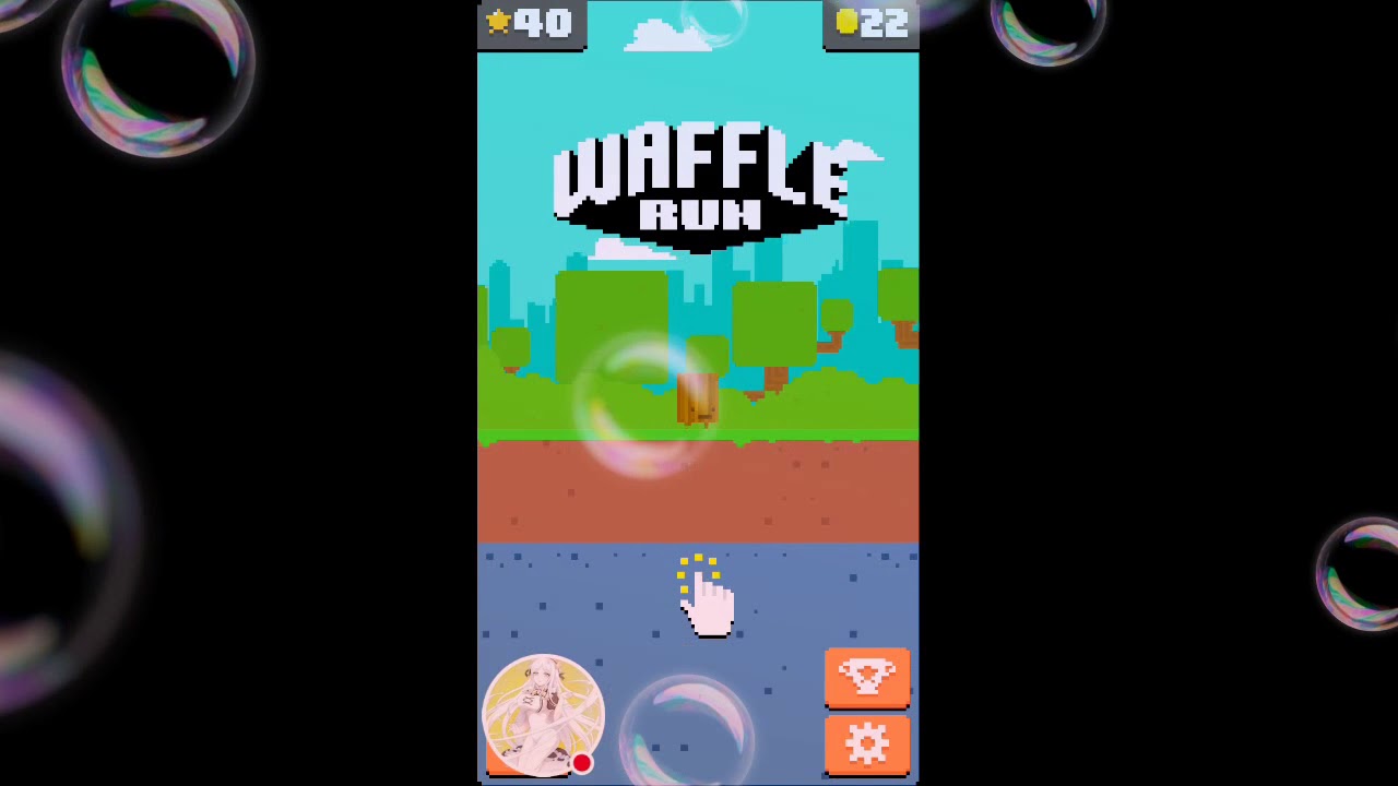 Стрим игры "Waffle Run". - YouTube