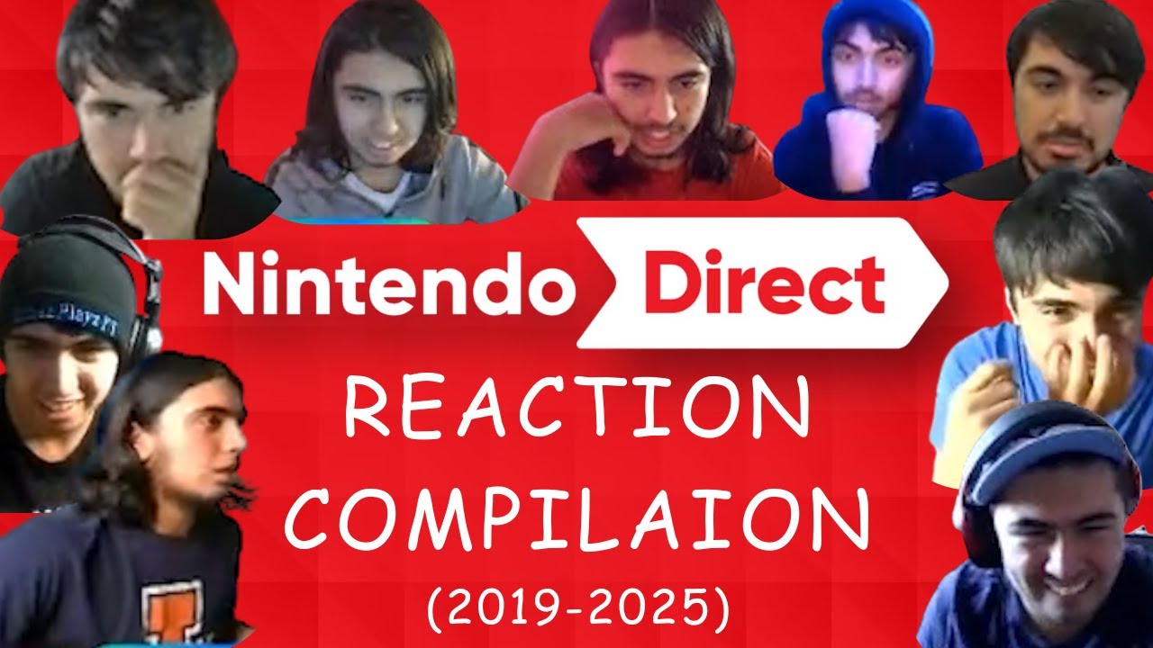 Best Moments from my Nintendo Direct Reactions! (2019-2025) - YouTube
