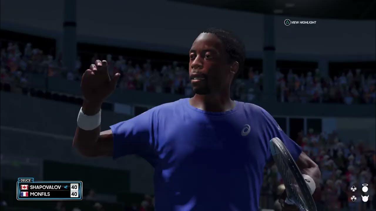 Gael Monfils vs Denis Shapovalov - Rotterdam ATP 500 Live - AO Tennis 2 - PS5 - YouTube