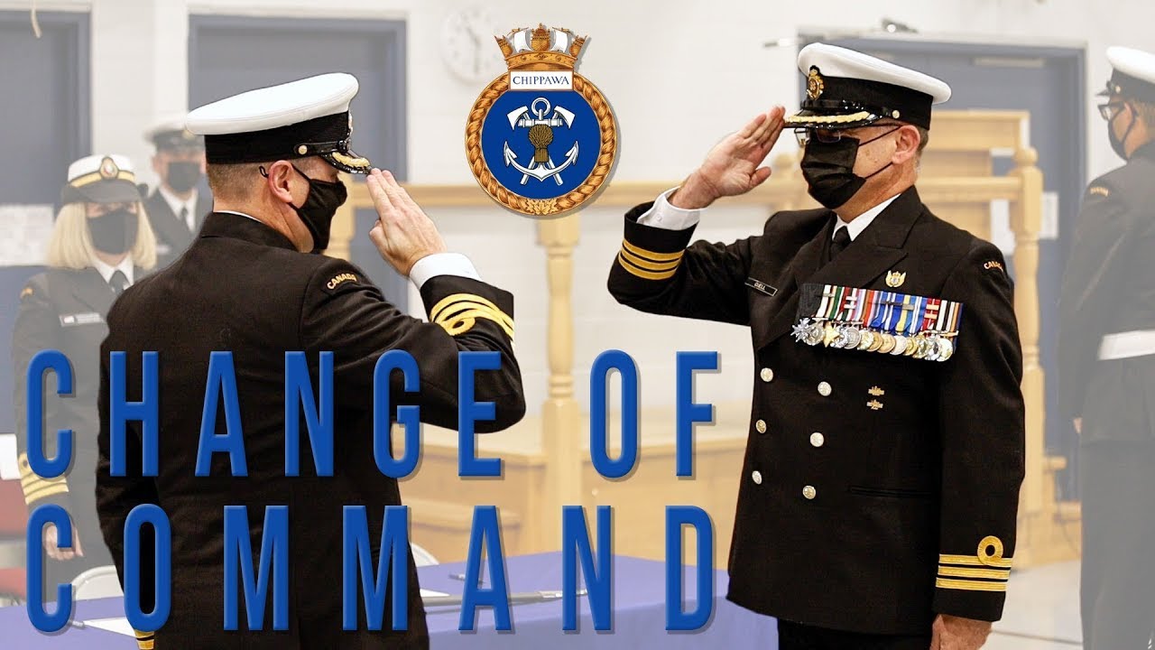 Change of Command | HMCS Chippawa | Royal Canadian Navy - YouTube
