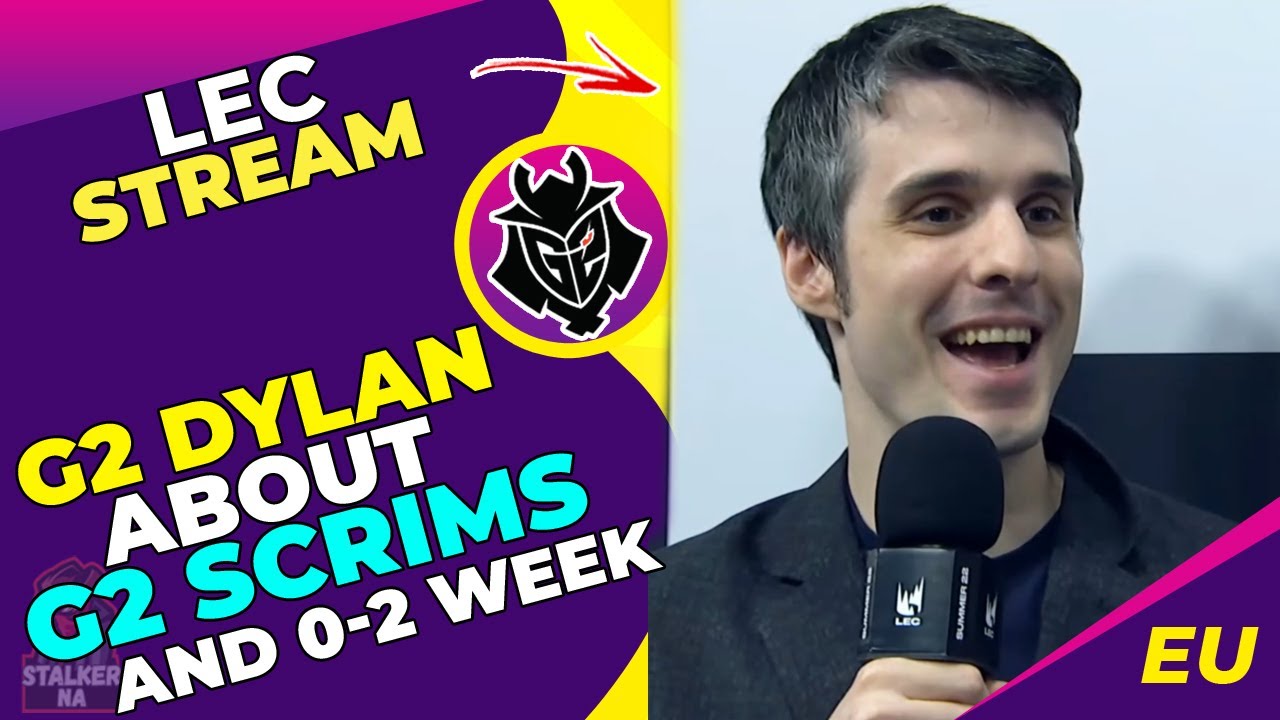 G2 Dylan Falco Talks Our Scrims Are Very Strong Youtube