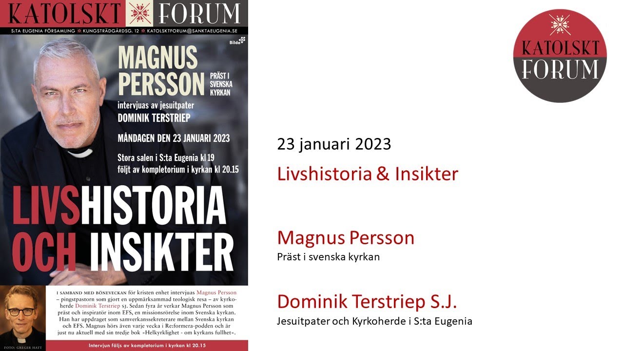 Livshistoria & Insikter – Magnus Persson - YouTube