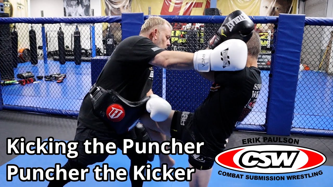 MMA Power Workout - Punching the Kicker - Kicking the Puncher - YouTube