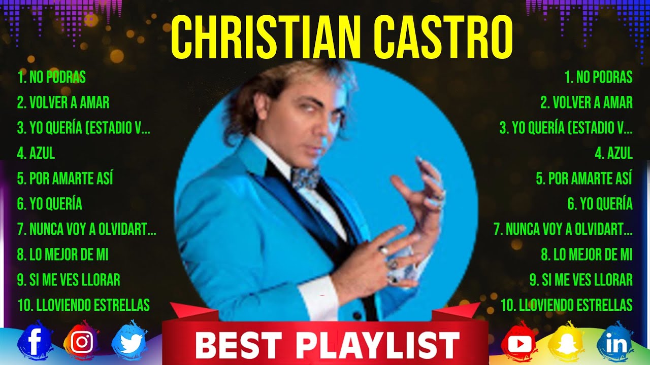 Christian Castro ~ Best Old Songs Of All Time ~ Golden Oldies Greatest ...