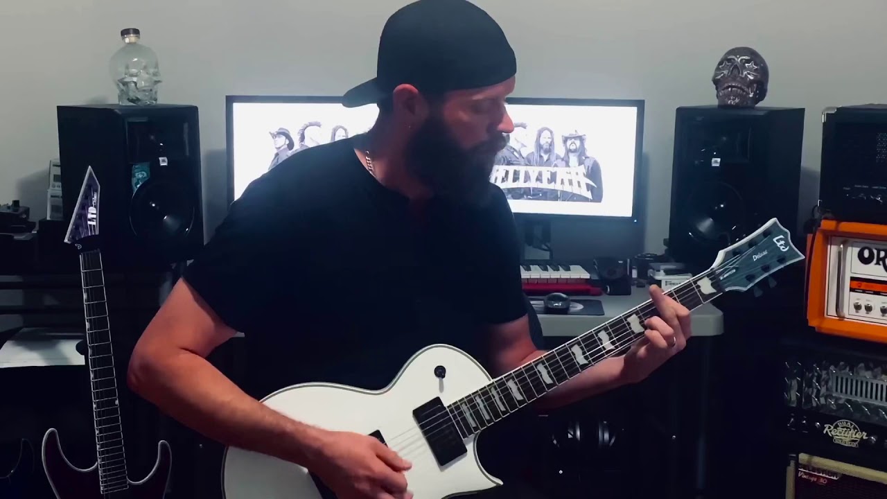 Hellyeah-Moth Guitar cover w/solo - YouTube