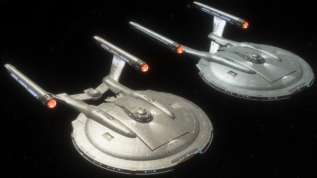 NX-01 v NX-01 refit - YouTube