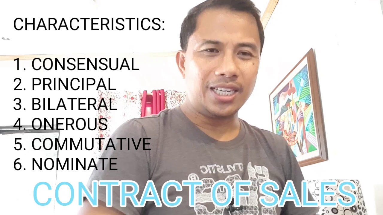 LAW ON SALES DEFINITION ELEMENTS CHARACTERISTICS YouTube law-on-sales-definition-elements-characteristics-youtube