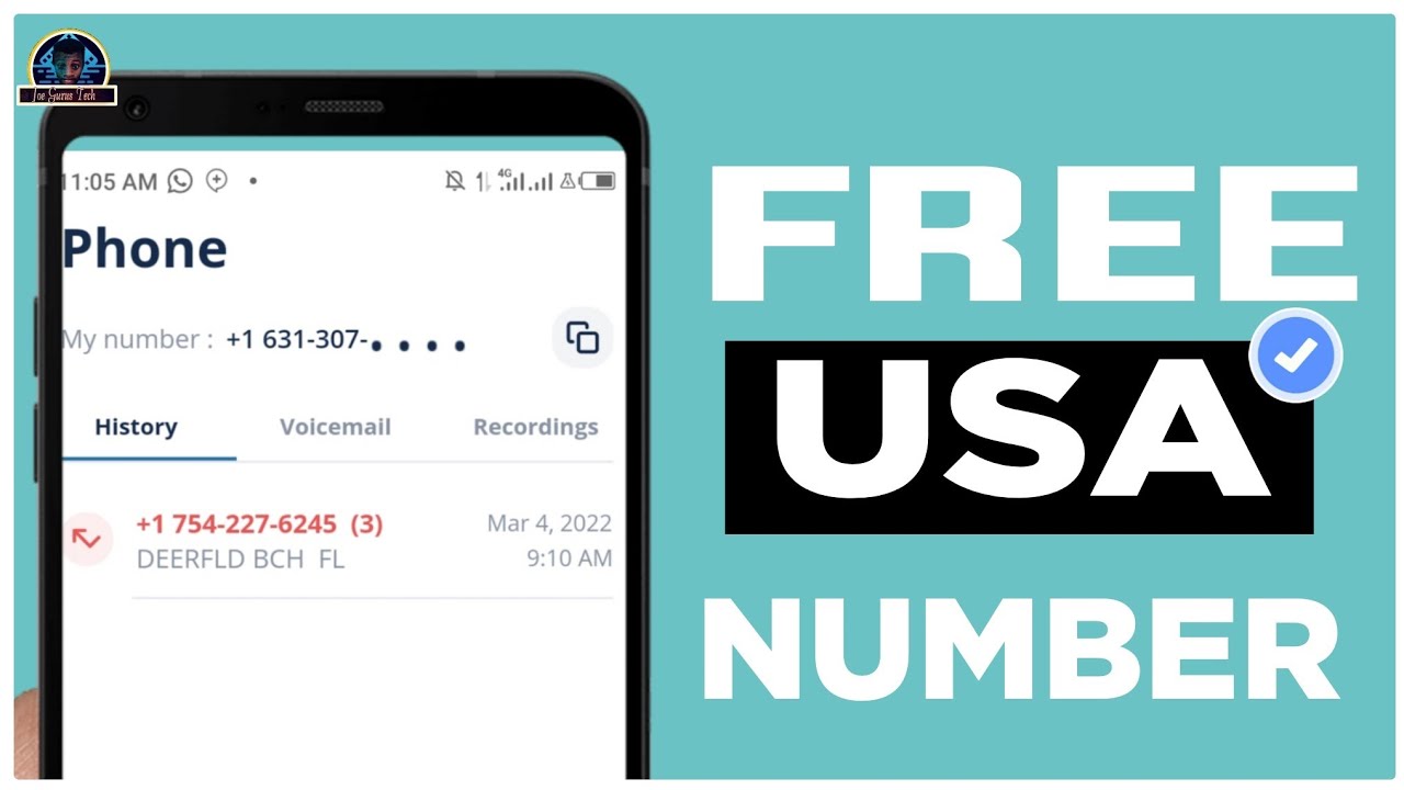 How to Get Free Virtual Phone Number | Free USA Number For Conference ...