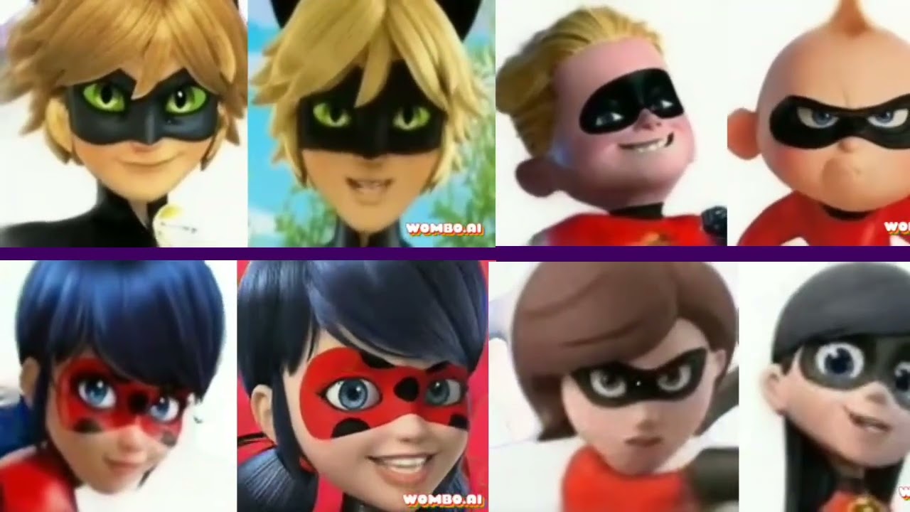 Ladybug & Cat noir & The Incredibles & song 🎤 Numa Numa | Kuliki Taka ...