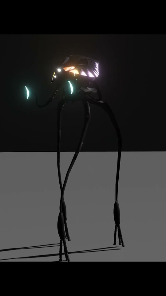 Tripod walk cycle again... #waroftheworlds #wotw #blender - YouTube