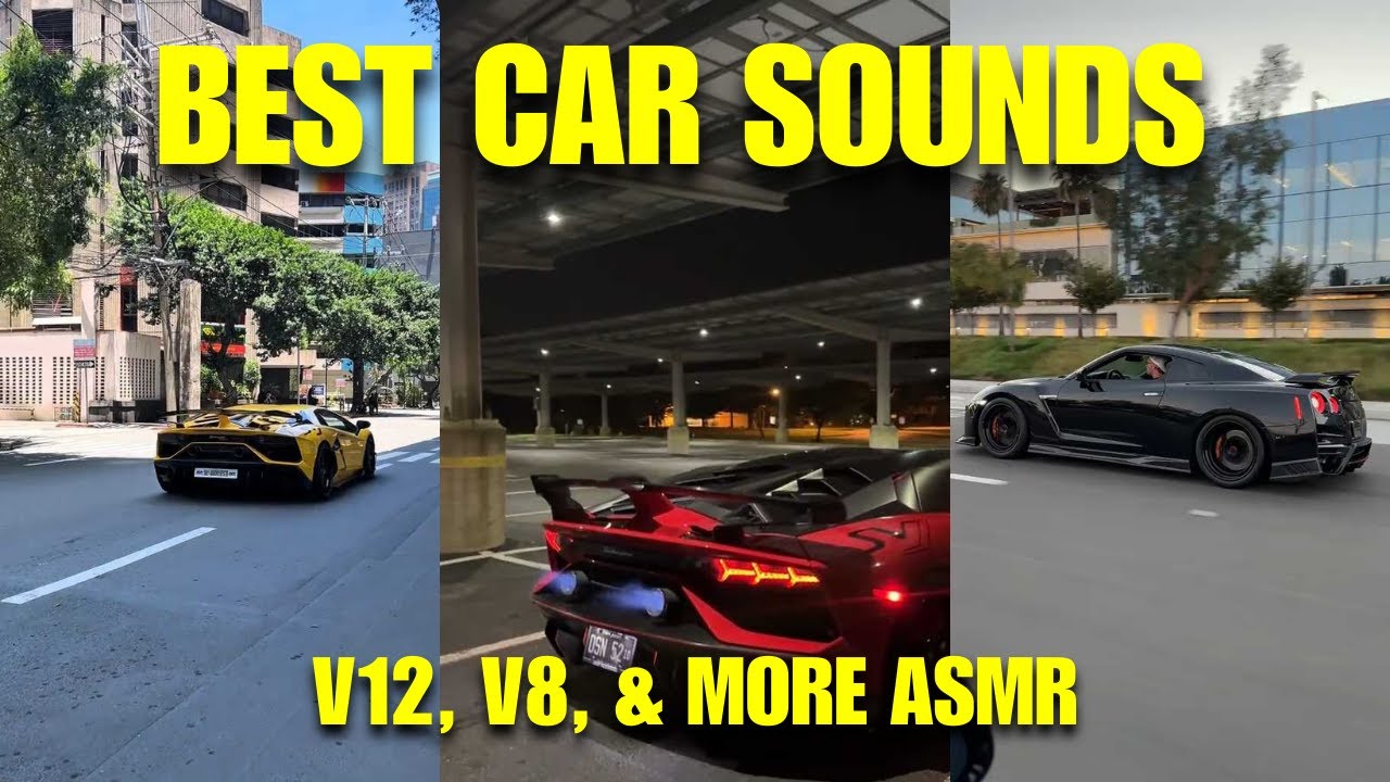 8 MINUTES OF THE BEST CAR SOUNDS *ASMR* - YouTube
