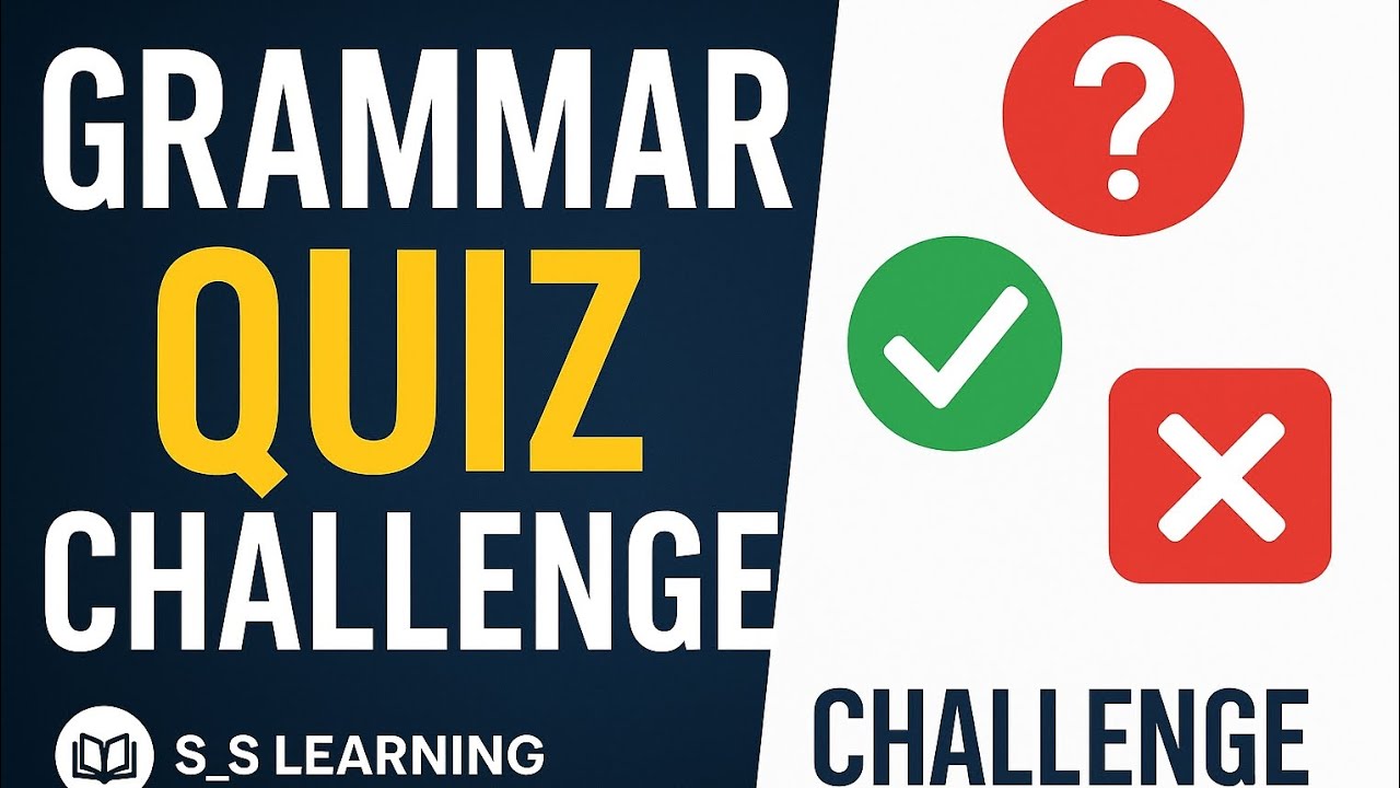 "Test Your Grammar Skills | Are You Really a Grammar Pro?" - YouTube