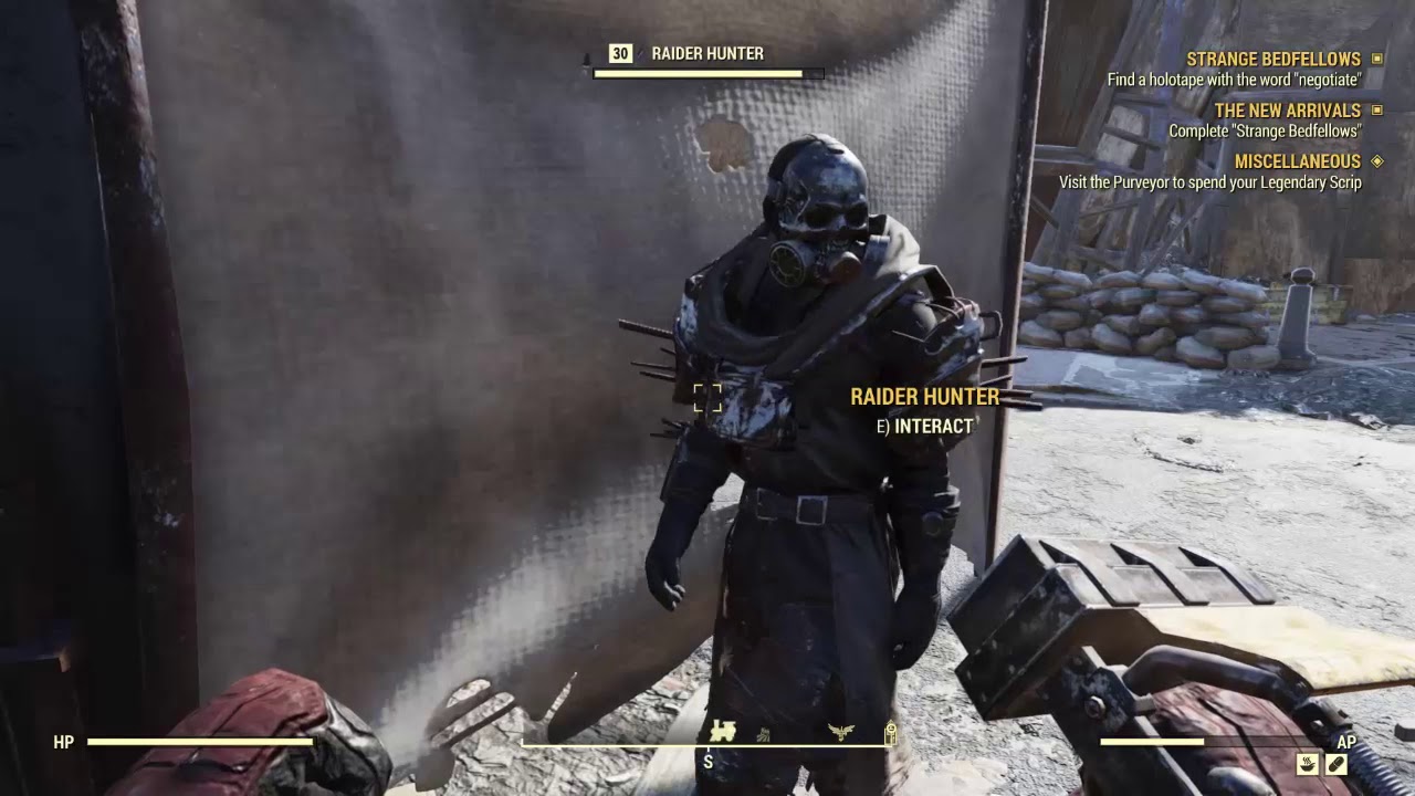Fallout 76 - Raider dies a wonderfull death trying to talk to me - YouTube