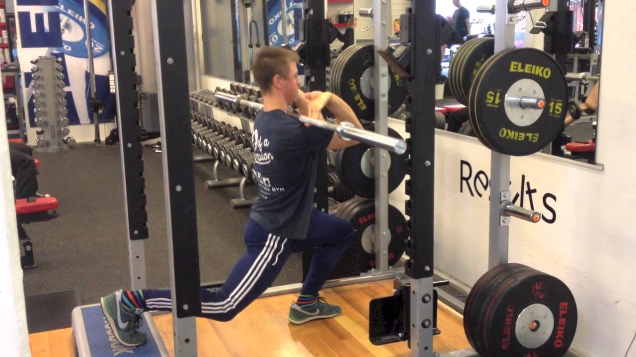 RFE Bb lunge - YouTube