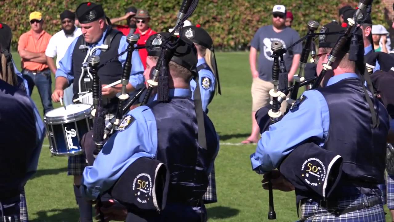 WAPOL @ Australian Pipe Band Championships 2016 - Medley - YouTube