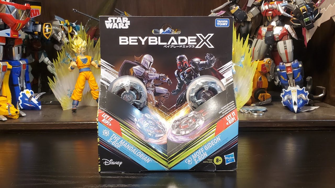 Beyblade X Mandalorian 3-60F & Moff Gideon Opening & Review + Battles ...