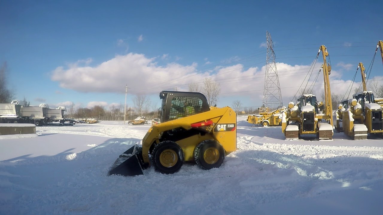 2016 CAT 236D SKID STEER LOADER - YouTube