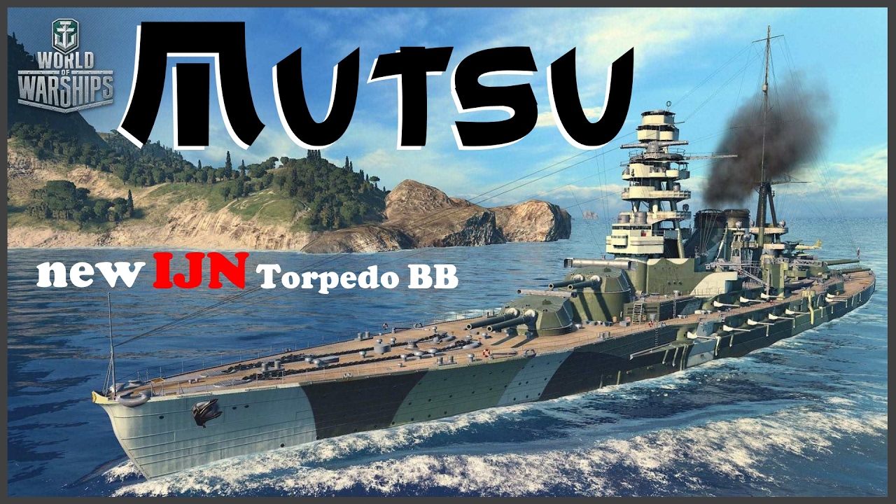 NEW - IJN Mutsu - Premium BB - 163k DMG - World of Warships - YouTube