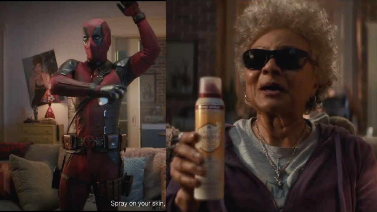 Old Spice Commercial 2024 Leslie Uggams Deadpool: Roommate Ad Review ...