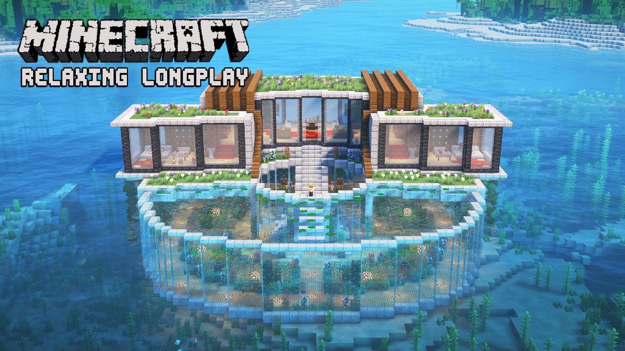 We Survived and Built a Modern Survival Base | Minecraft Relaxing ...
