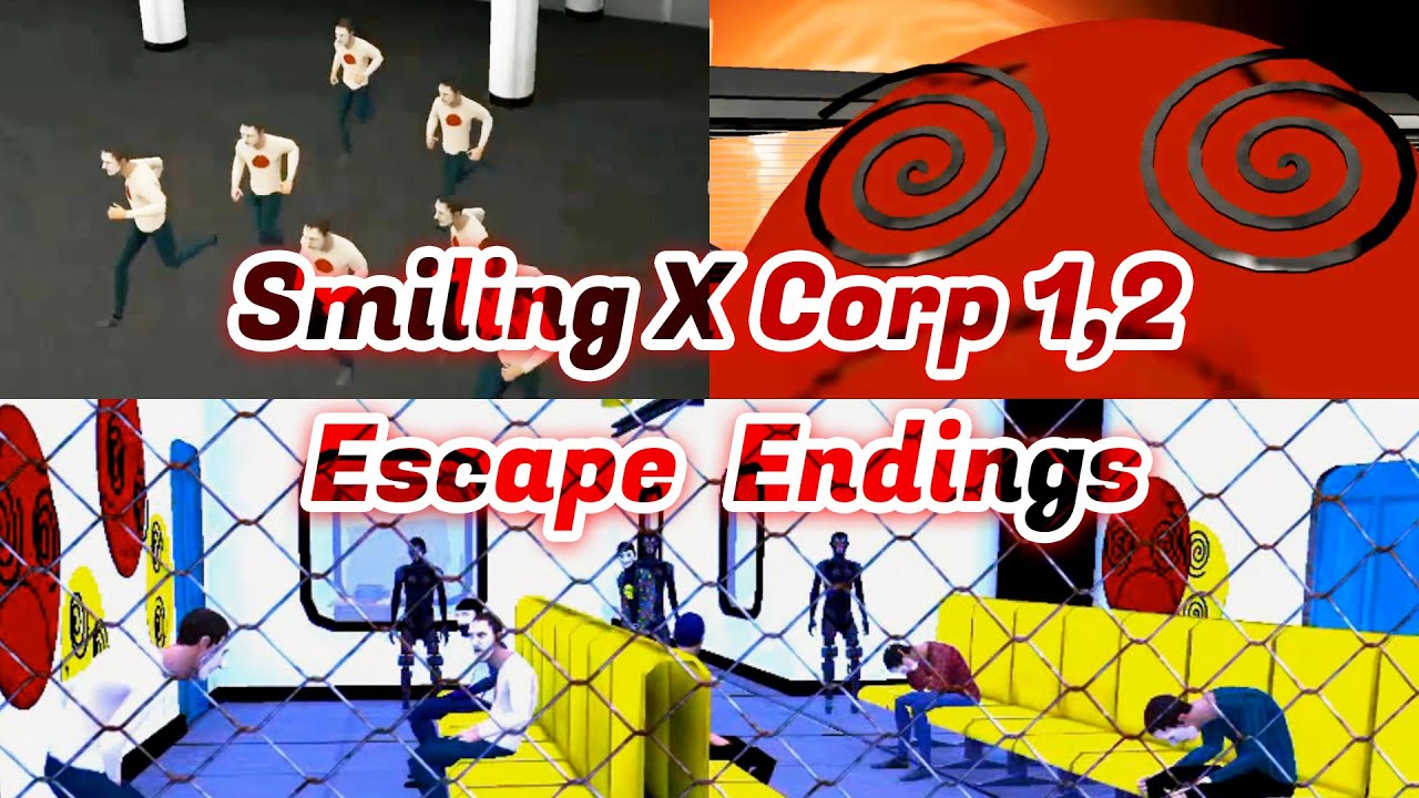 Smiling X Corp All Chapters Escape Endings - YouTube