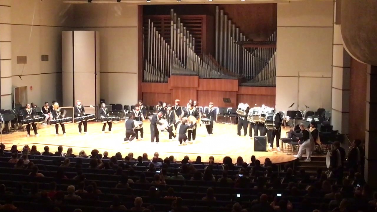 Topeka High School Drumline (2016 Pops Concert) - YouTube