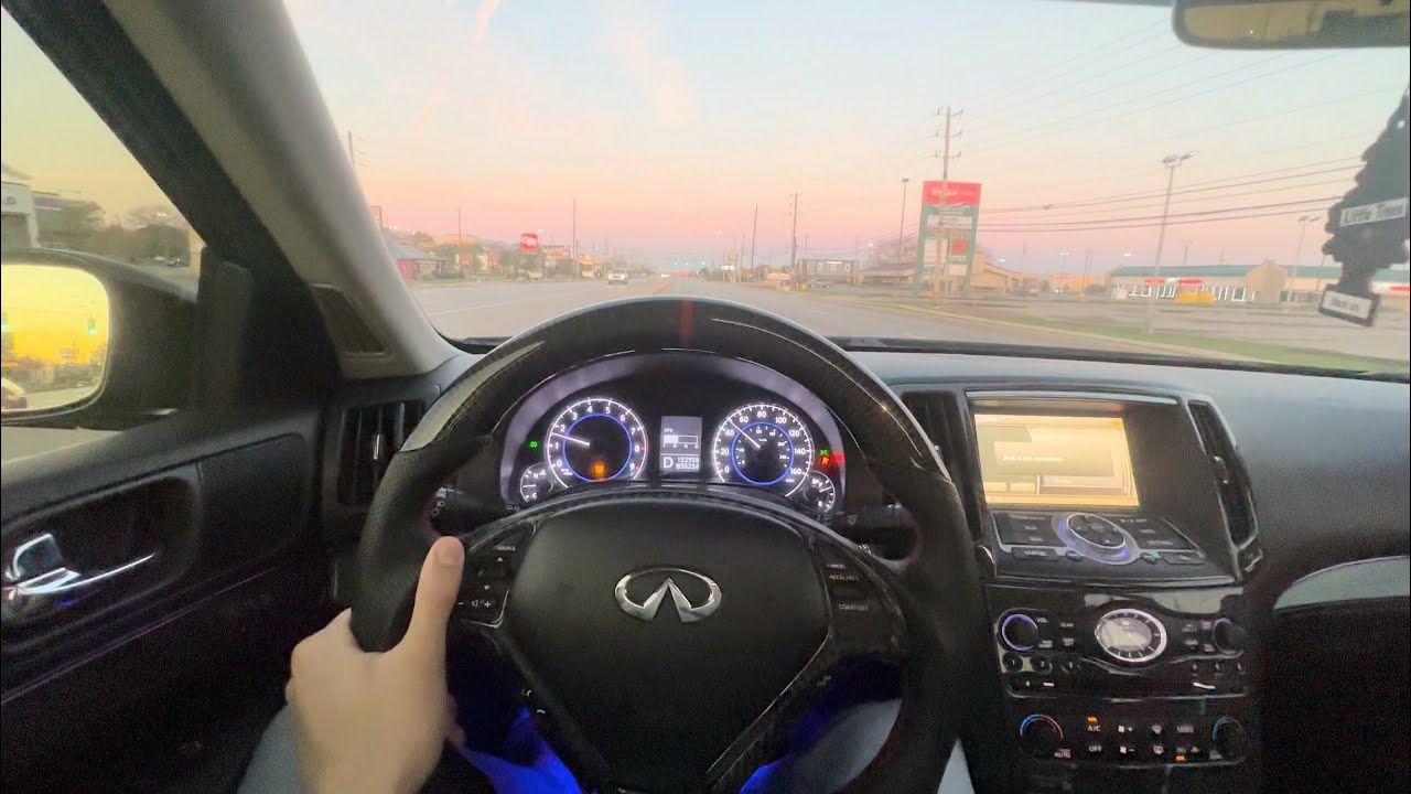CRUISING IN MY INFINITI G37 | POV Drive - YouTube