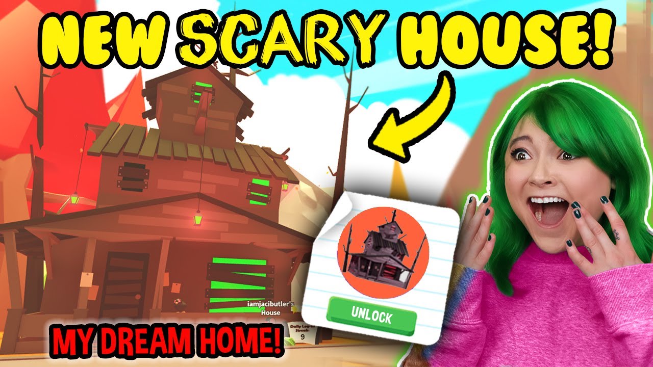 NEW *SCARY HOUSE* TOUR & BUILD IDEAS in ADOPT ME ROBLOX! MY *DREAM HOME ...