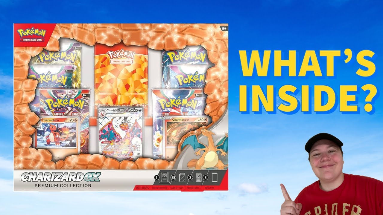 What's Inside The NEW Charizard EX Premium Collection Box??? Pokemon ...