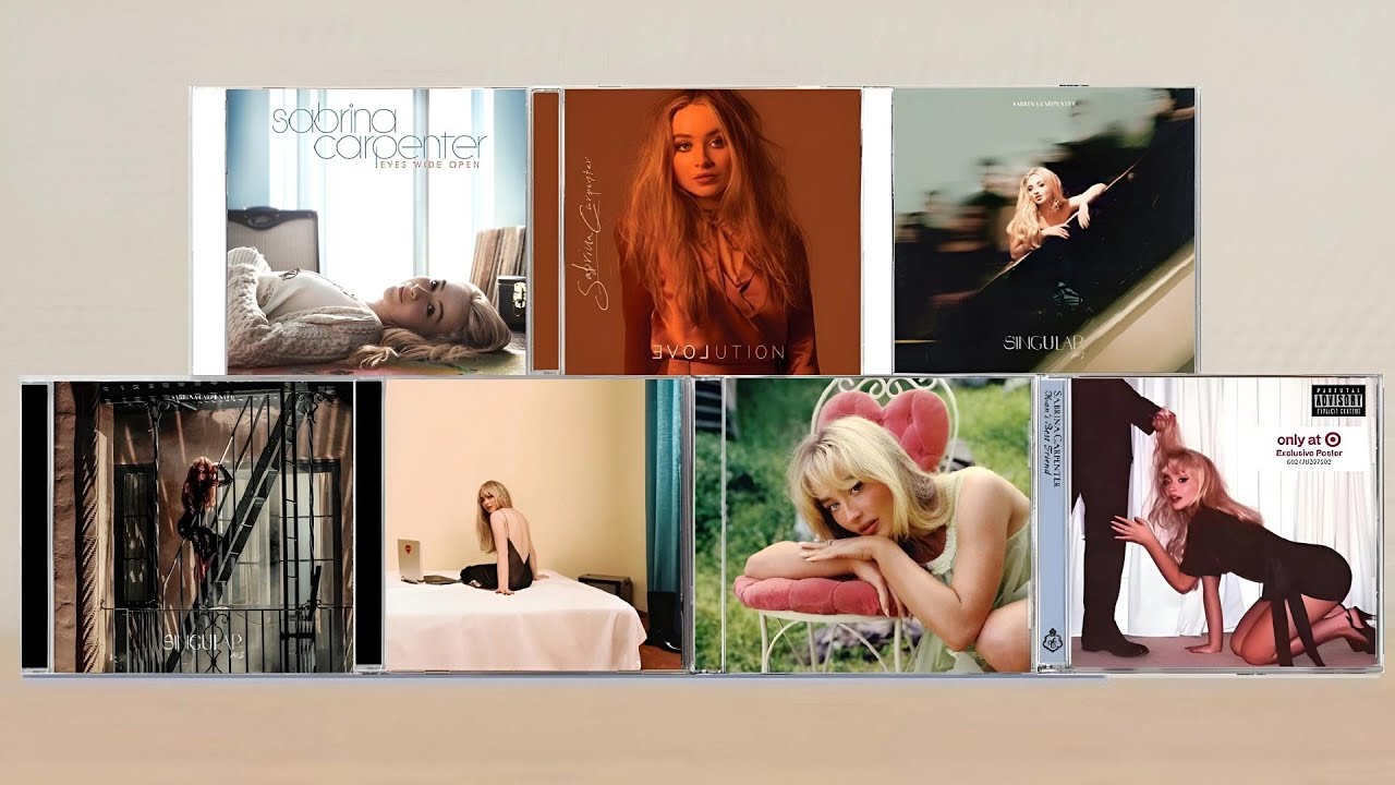 Sabrina Carpenter Discography CD UNBOXING - YouTube