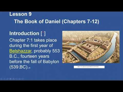 video1280334318 Daniel chapters 7-12 Lesson 9 - YouTube