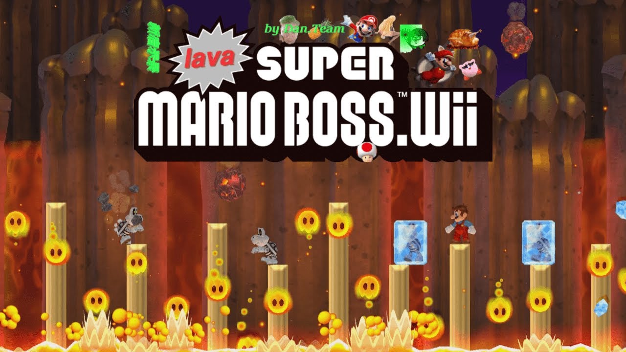 Lava Super Mario Bros.Wii Apocalypse #22 Walkthrough 100% - YouTube