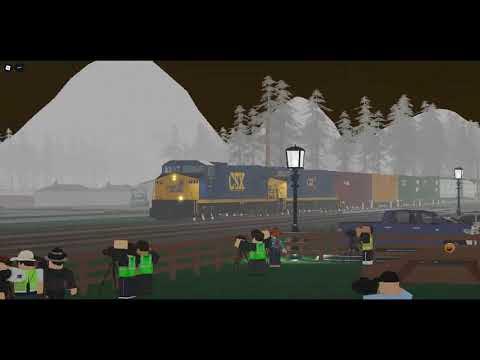 ROBLOX Railfanning at Folkston, GA S49E102: CSX Manifest Train - YouTube