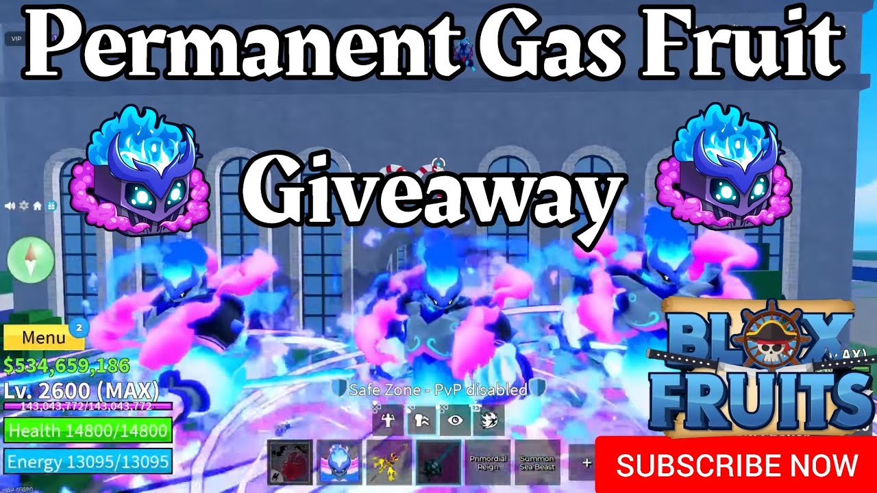 Permanent Gas Fruit Giveaway In 3 Days Tune In Lets Have Fun + New Yeti ...