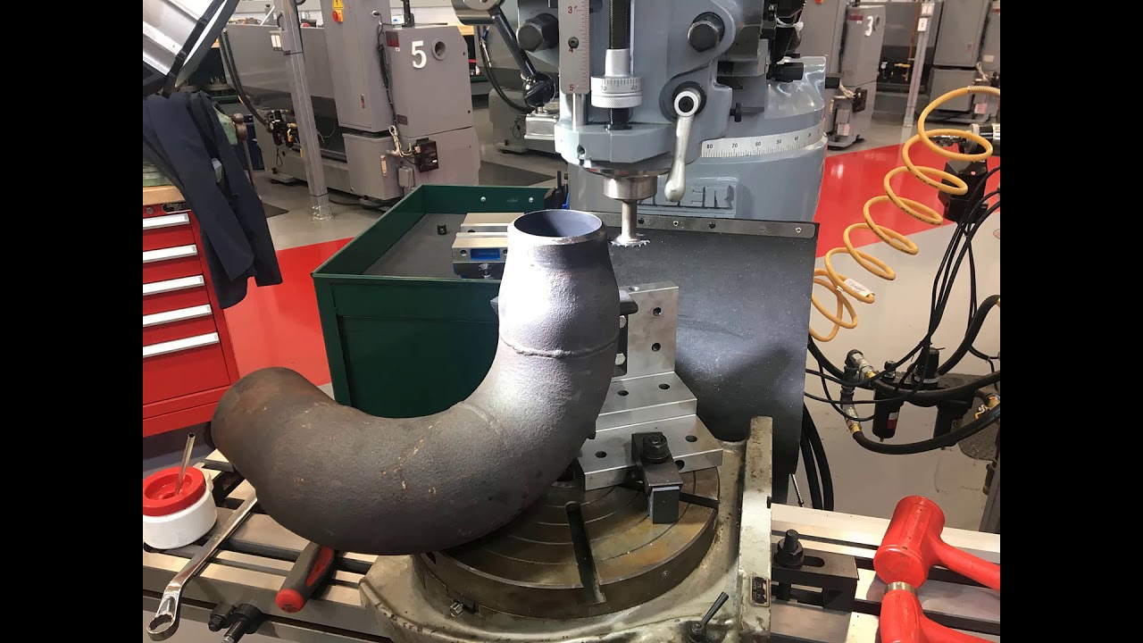 ROTARY TABLE GROOVE CUTTING ON VERTICAL MILL - YouTube
