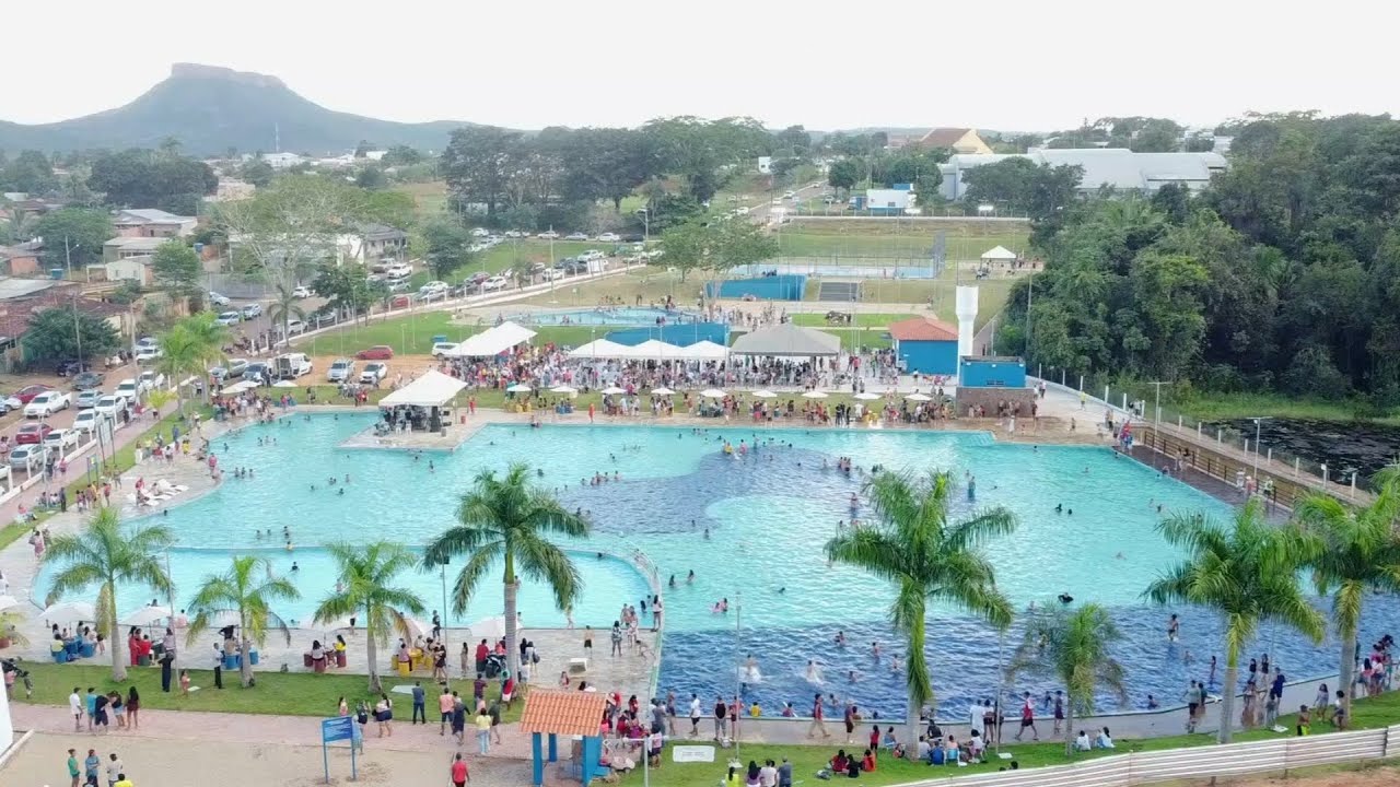 Balneário Lagoa é inaugurado em Poxoréu. - YouTube