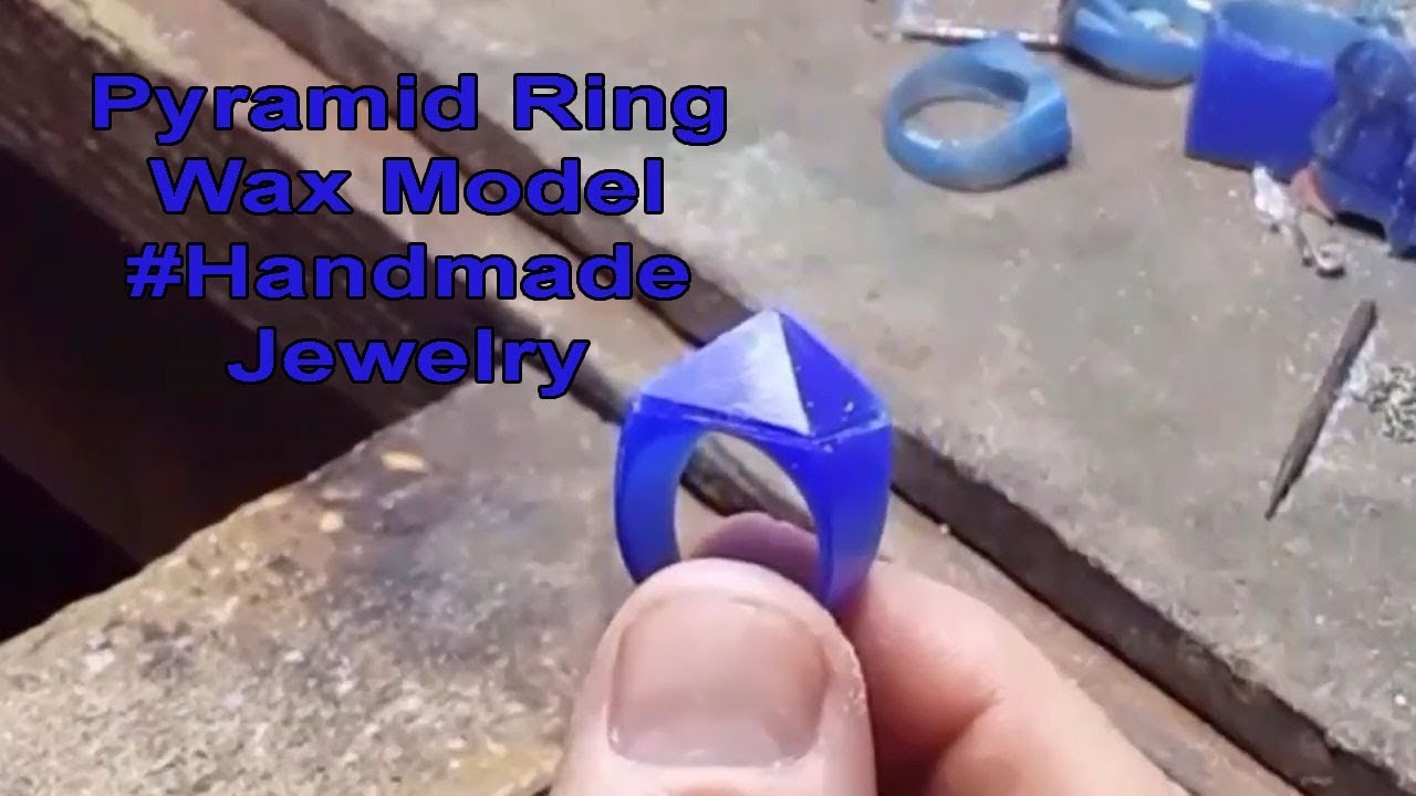 Wax Pattern Handmade Pyramid Ring How it's made Pattern - YouTube