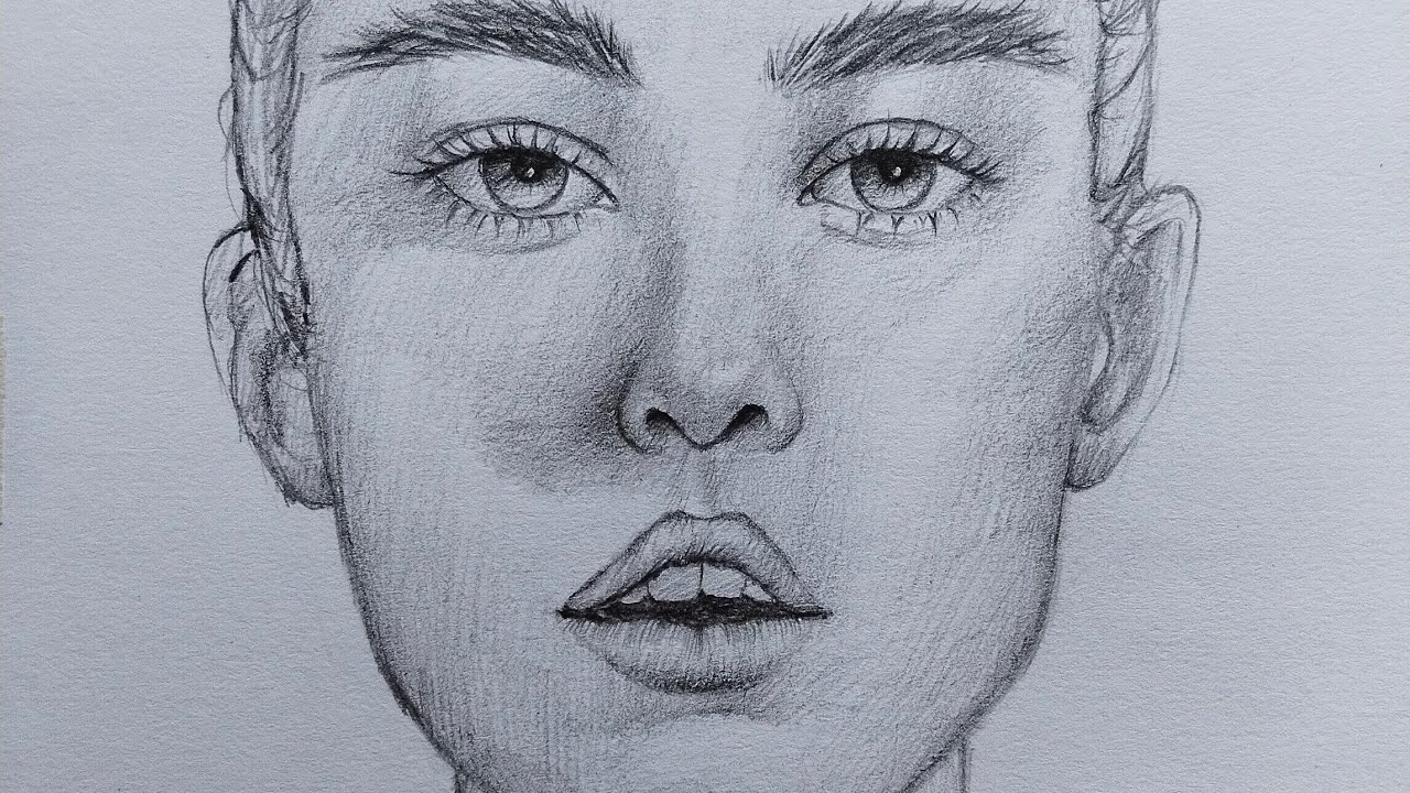 Step-by-Step Loomis Guide to Drawing a Girl’s Portrait - YouTube