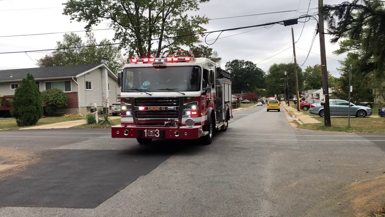 Engine and Medic 13 responding - YouTube