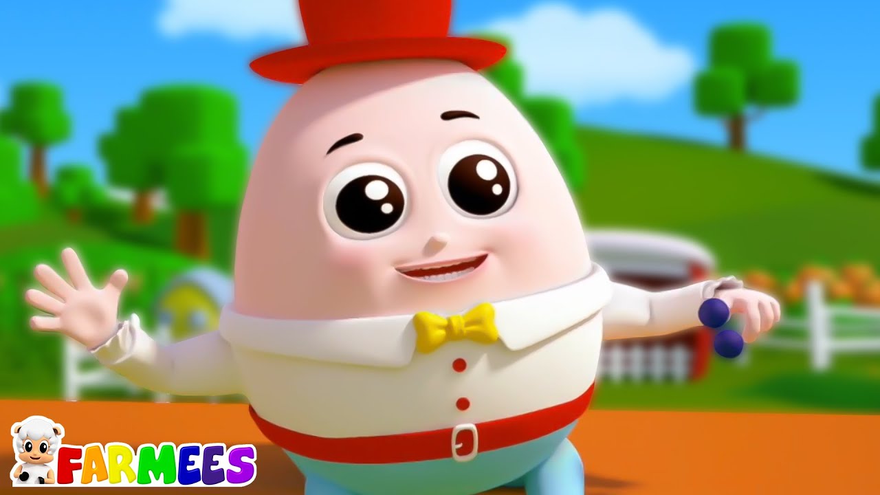 farmees Humpty Dumpty Animert Læringssang For Barn På Norsk - YouTube