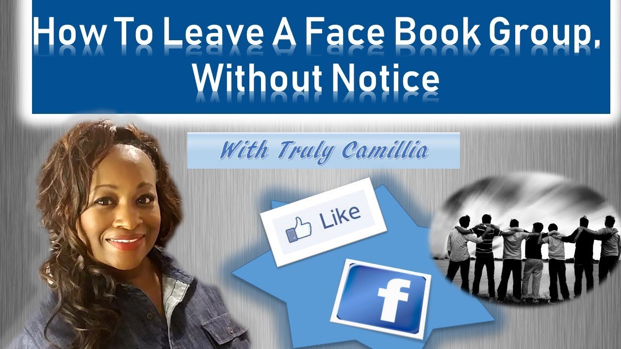 How To Leave A Facebook Group, Without Notice - YouTube