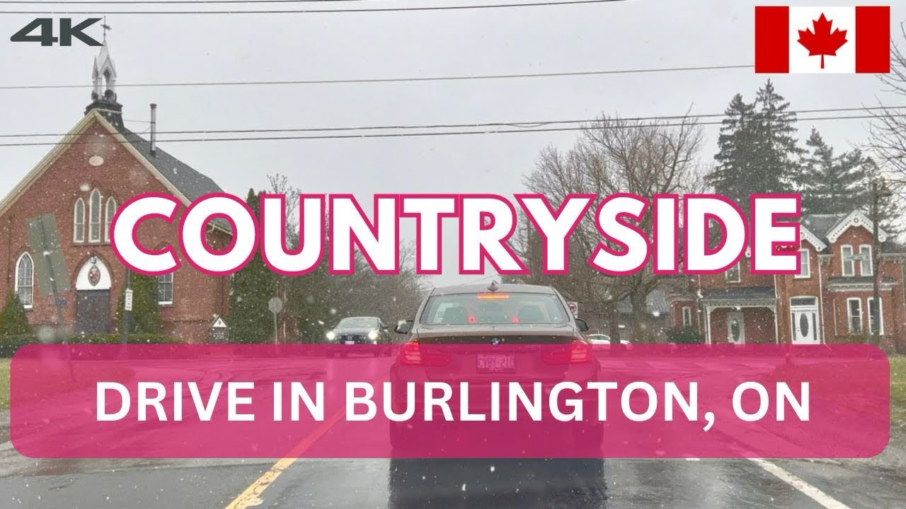Countryside drive in Canada during flurries 🇨🇦 - YouTube