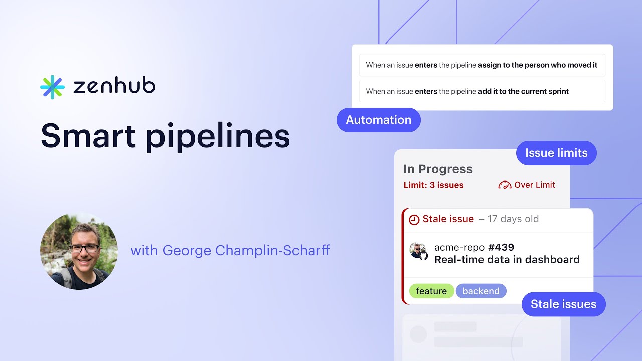 Zenhub features: Smart Pipelines - YouTube