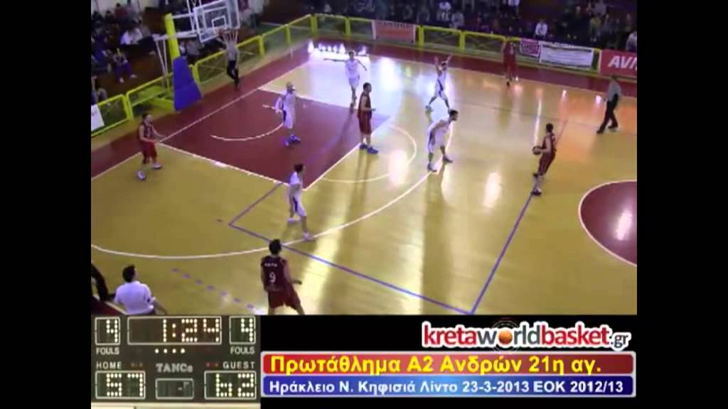 Ηράκλειο - Νέα Κηφισιά 62-70 highlights Α2 Ανδρών 21η αγ Λίντο 23-3 ...